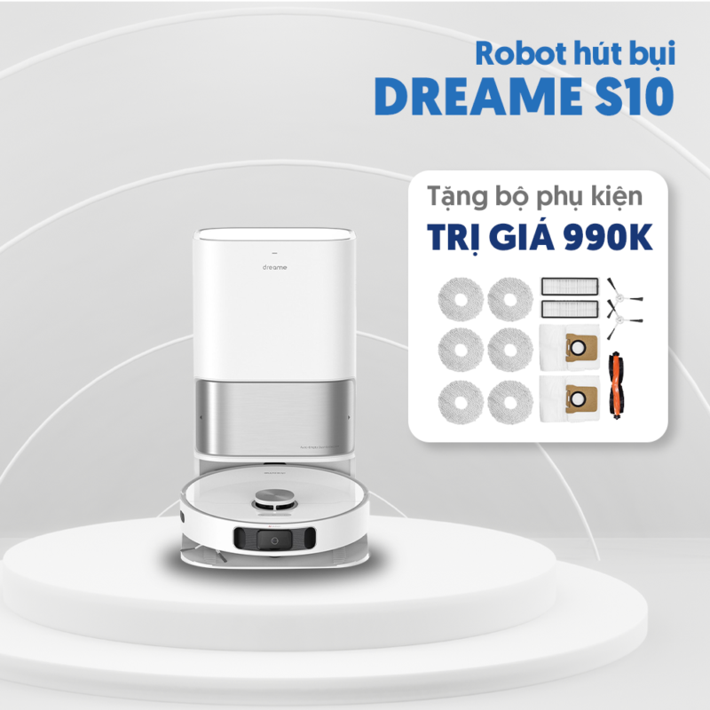 Robot Hút Bụi Lau Nhà Dreame S10 Chính Hãng - IHOME STORE
